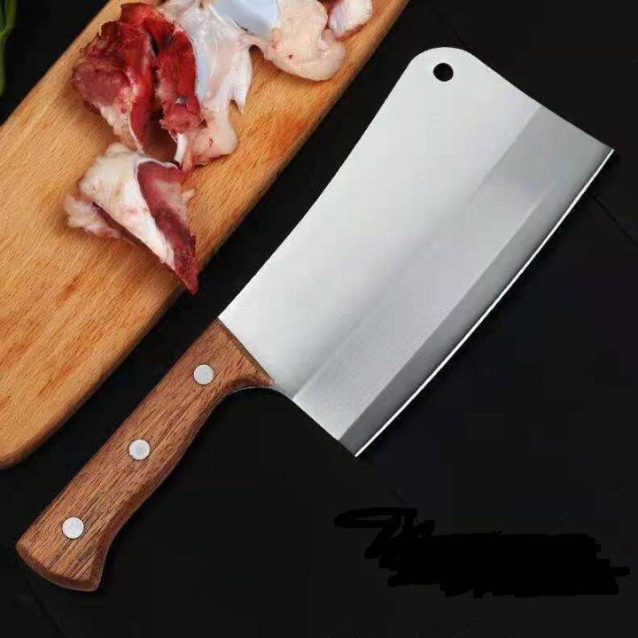 Kitchen Cleaver household kitchen knife wooden handle meat cleaver ...