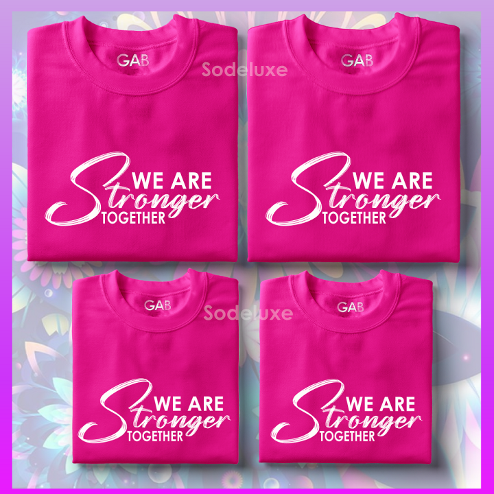 A026 |STRONGER TOGETHER FAMILY MINIMALIST T-SHIRT SET| Sold per PC ...