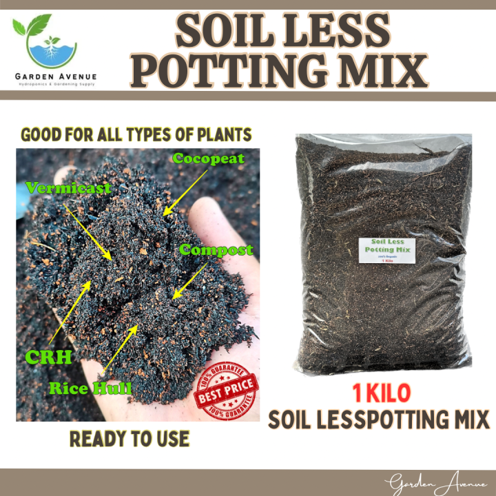 (1 KILO) Soil Less Potting Mix (100% Organic) For Ornamentals ...