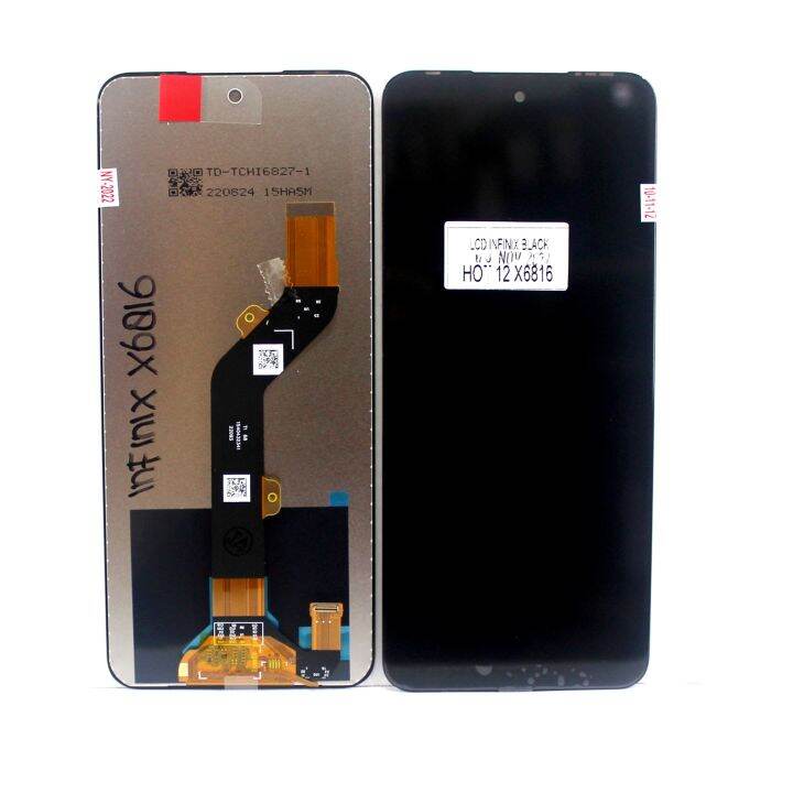 LCD LAYAR GAMBAR LCD INFINIX X6816 + TOUCHSCREEN LAYAR SENTUH TS HITAM ...