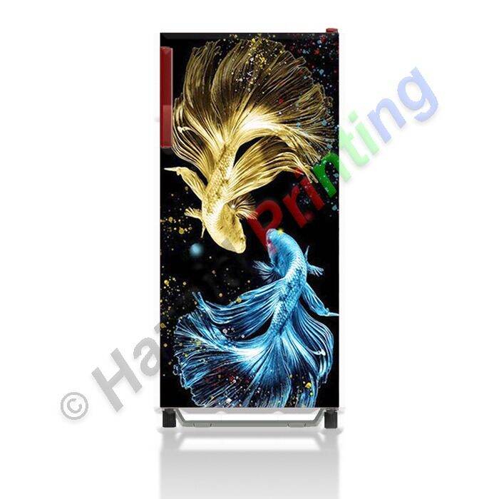 Stiker Kulkas Satu Pintu / Walpaper Stiker Kulkas 1 Pintu / Ukuran 120 ...