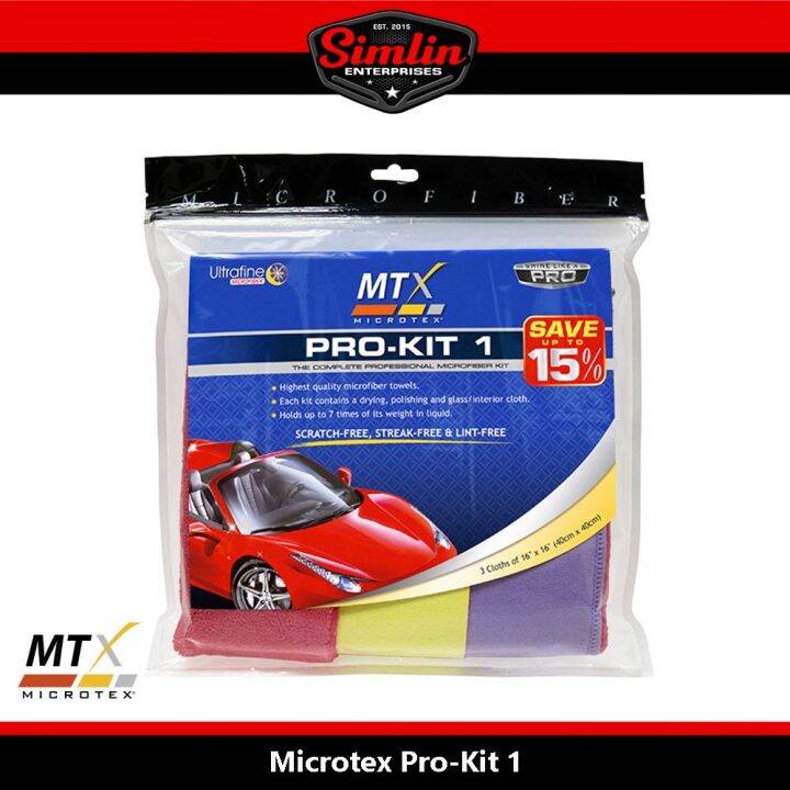 Microtex MTX ProKit The Complete Professional Microfiber Kit | Lazada PH