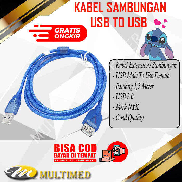 Kabel Sambungan USB / Extension To USB 1,5 Meter | Lazada Indonesia