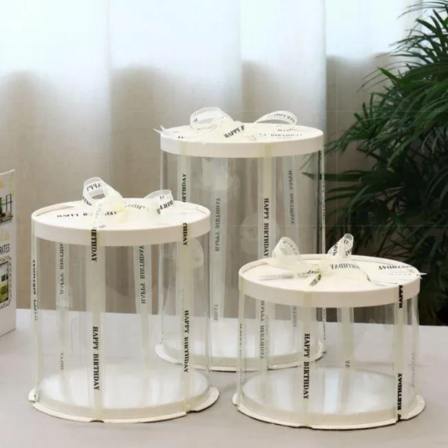 5pcs Round Acetate Cake Box | Lazada PH