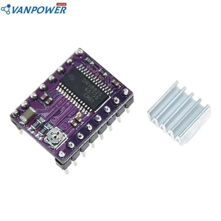 A4988 DRV8825 Stepper Motor Driver Control Board with Heat Sink Reprap ...