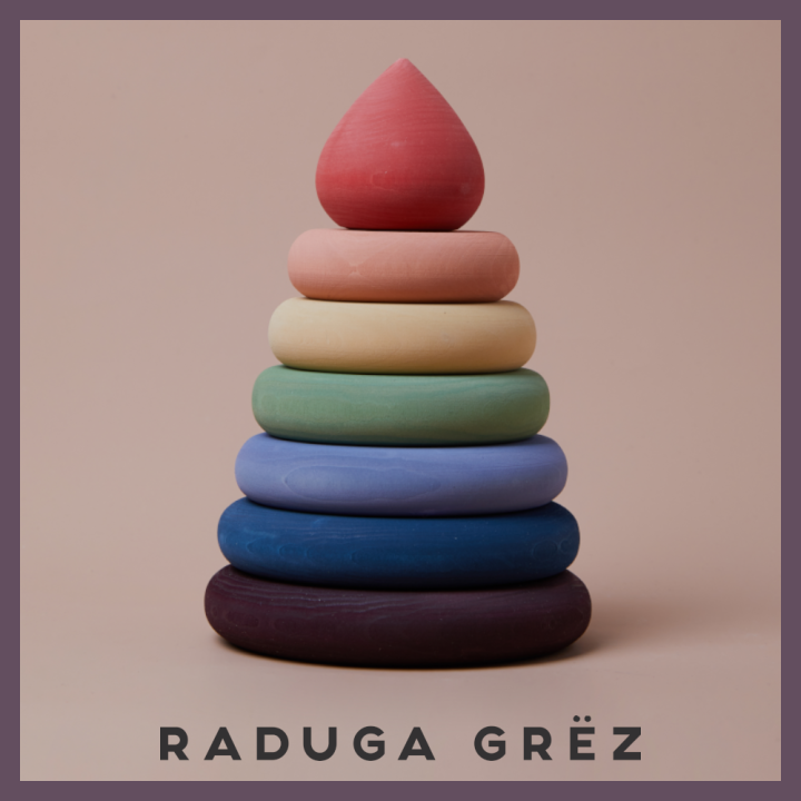 Raduga Grez Stacking Tower Rainbow | Lazada