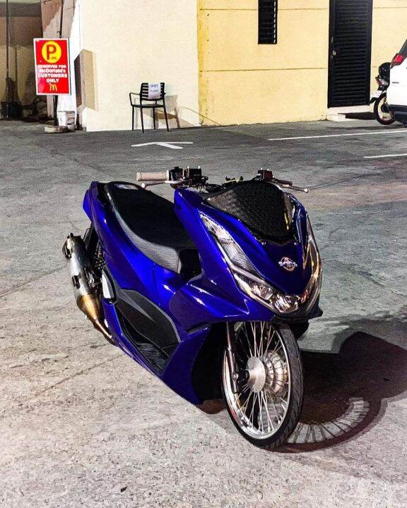 SKOTLET STIKER MOTOR BIRU GELAP DARK BLUE CANDY METALIK CANDY SCOTLITE ...