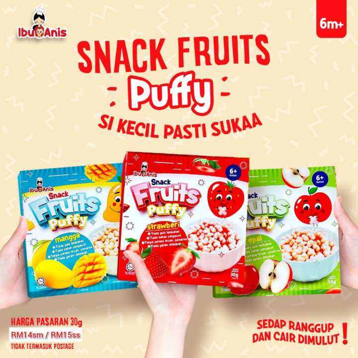 [IBU ANIS] CEREAL FRUIT PUFF BY IBU ANIS | Lazada