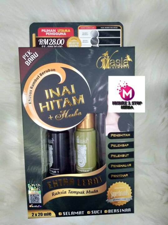 V'ASIA INAI HITAM + HERBA / INAI PERANG + HERBA | Lazada