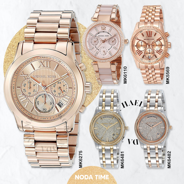 🌟NODATIME🌟 Michael Kors สายสแตนเลส สินค้าแบรนด์เนม นาฬิกาผู้หญิง ส่ง ...