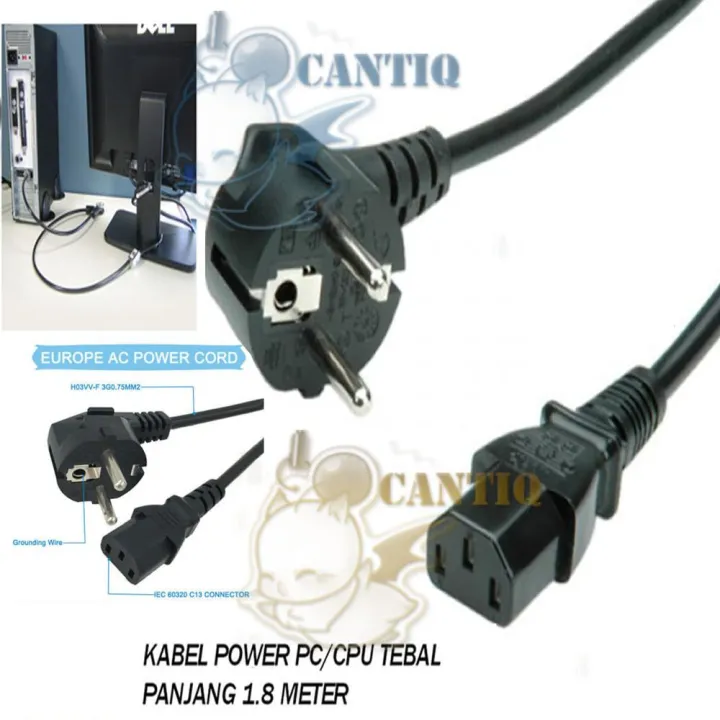 Kabel Power PC Komputer Universal Kabel Power Komputer / CPU Cable ...