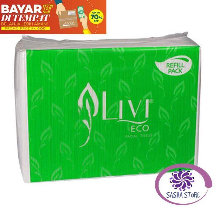 SS Facial Tissue Livi Tissue Wajah 554gr 600s 600 sheet Refill Pack ...