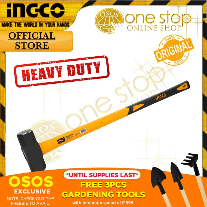 Ingco Original Sledge Hammer 10Lbs HSM01498 Hammer Tool •OSOS• | Lazada PH