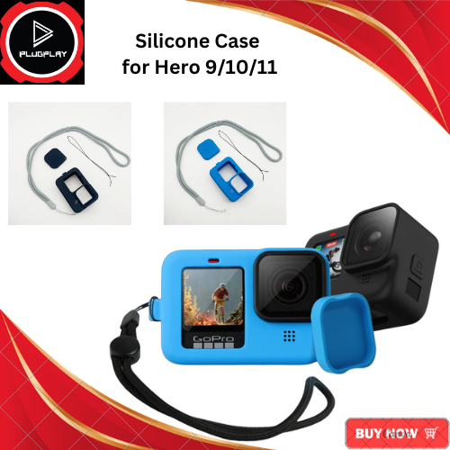 PlugPlay Soft Silicone Case for GoPro Hero 9 10 11 Full Protective ...