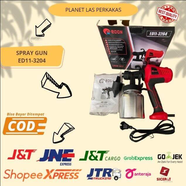 Electrik Sprayedon Ed11-3204 Alat Cat Semprot Listrik Spray Gun Elektrik / Alat Semprot Cat ...