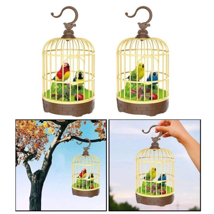 Timi Baby Realistic Sound Activated Singing and Chirping toy Bird in a ...