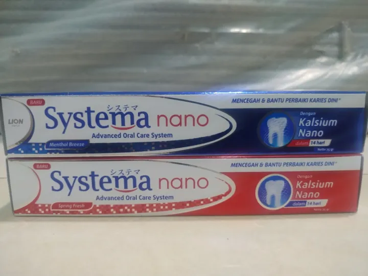 Systema nano 75 gram - pasta gigi | Lazada Indonesia