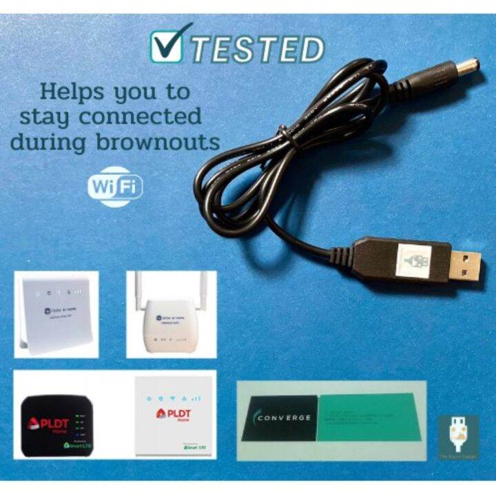 [COD] (Globe PLDT home prepaid) WiFi to Power bank USB to DC 12V ...