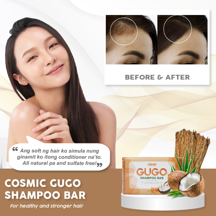 Original COSMICLAB Gugo Shampoo Bar | Premium Gugo | 100g | with Aloe ...