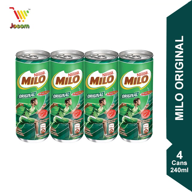 Nestle Milo Original (4 x 240ml) | Lazada