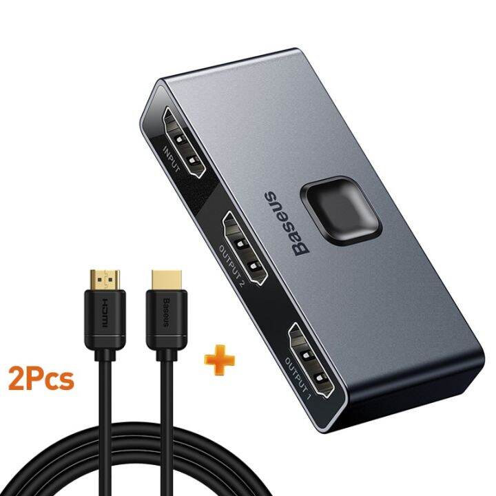 Baseus 4K HD Switch 3 Port 4K USB Switch Switcher Box For Sharing ...
