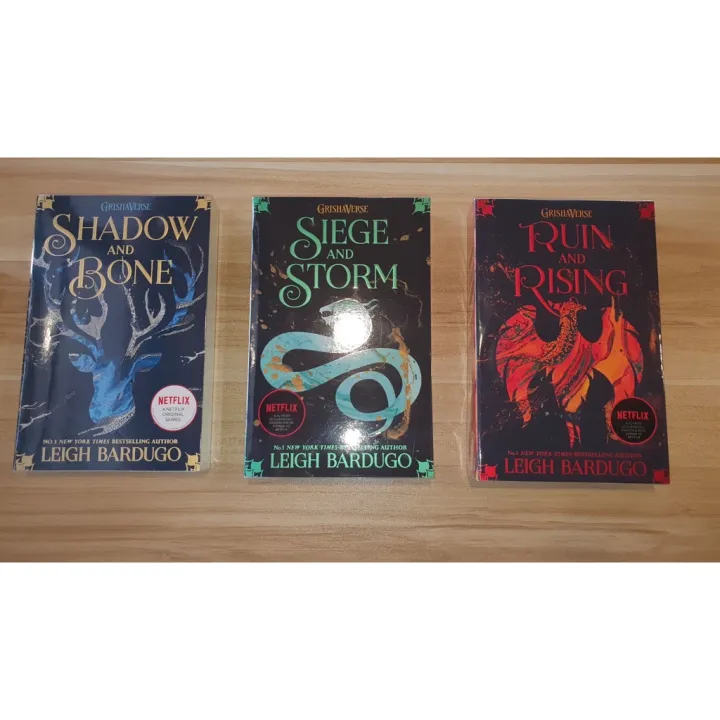 (Brand New On Hand) The Grisha Trilogy Set: Shadow and Bone, Siege and Storm, Ruin and Rising ...