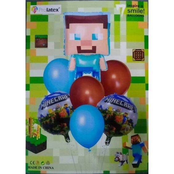 Minecraft balloon set(7in1) | Lazada PH