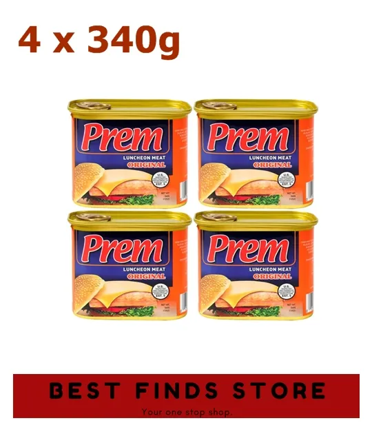 Prem Luncheon Meat Original 340g - Pack of 4 | Lazada PH