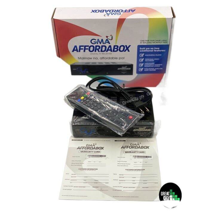 【COD4】 GMA Affordabox Digital Box TV Receiver | Lazada PH
