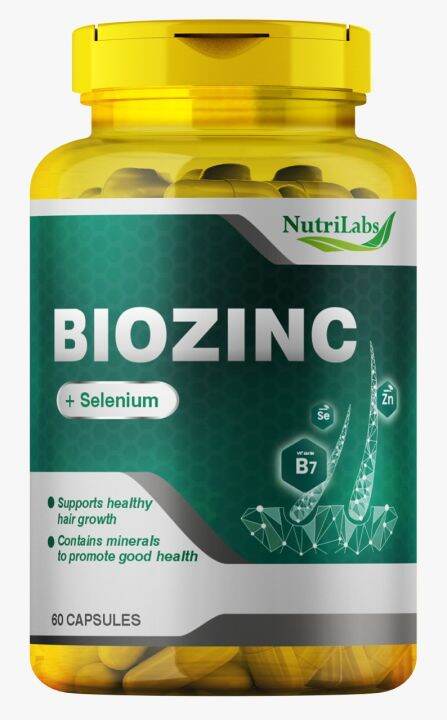 Biozinc Nutrilabs 60 Capsules Biozinc + Selenium Nutrilabs Original ...