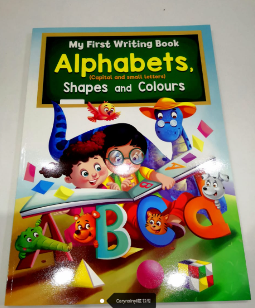 Buku Latihan Prasekolah: My First Writing Book Alphabets, Shapes and ...