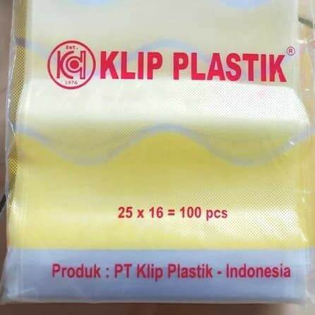 plastik klip uk 16x25 (isi 100 lembar) kantong plastik klip | Lazada ...