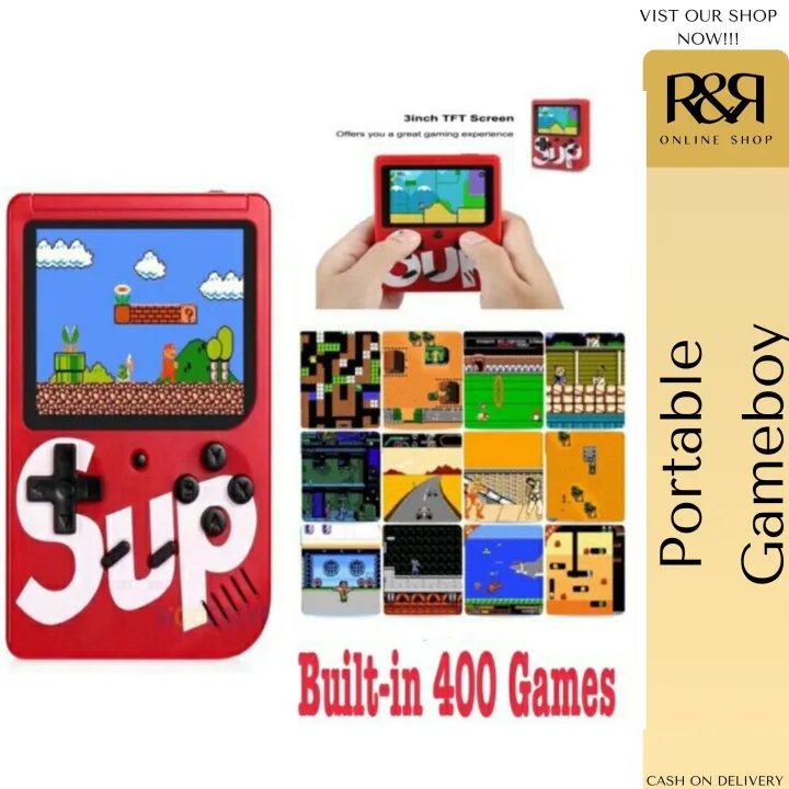 Player 3 inch Big Screen Retro Mini SUP PLUS 400 Gameboy Game Classic ...