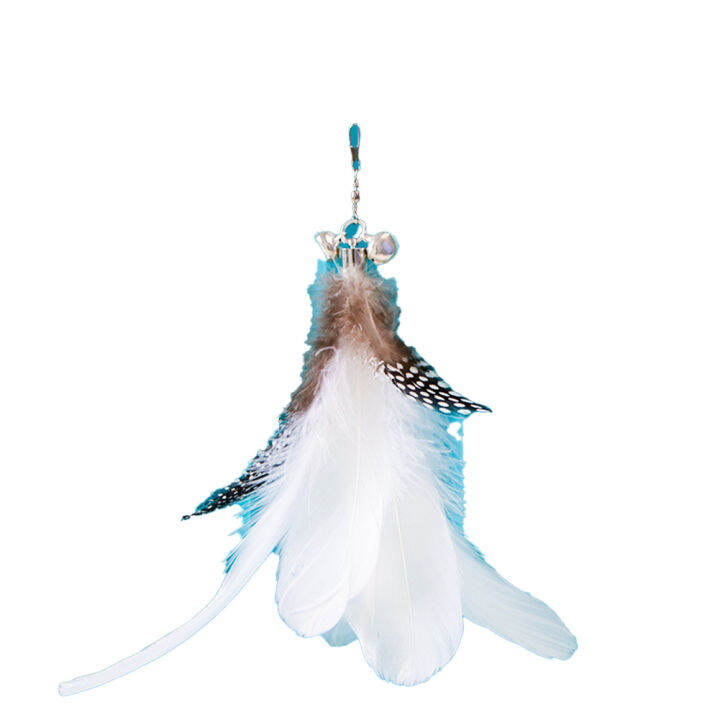 Pet Stick เปลี่ยน Feather Head Cat Interactive ของเล่น Stick Head Bell ...