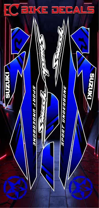 SUZUKI SMASH 115 Motorcycle Decals | Lazada PH