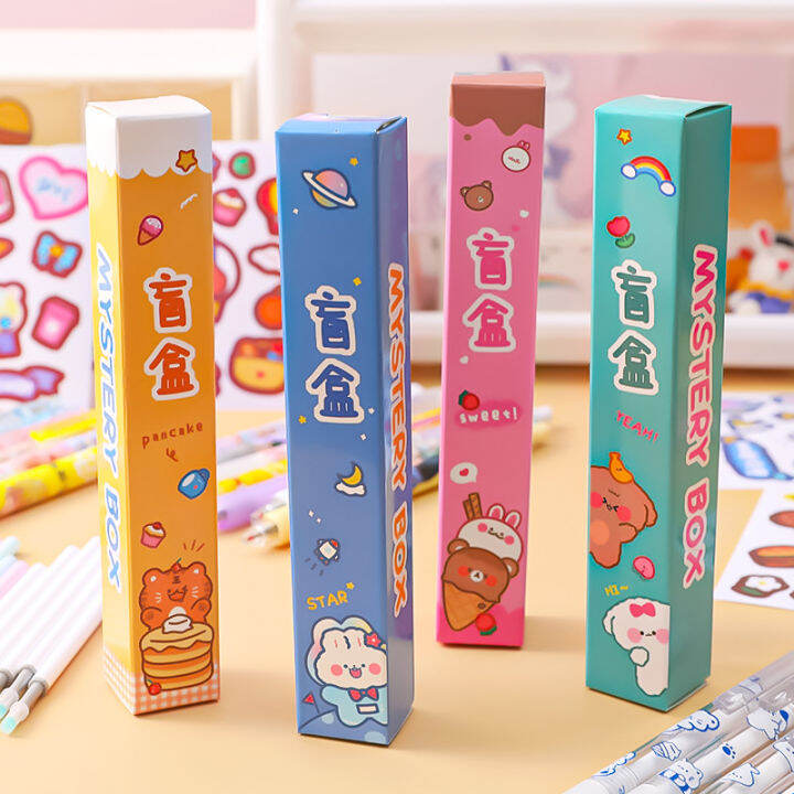 Gel Pen Box Press Black Pen Student Stationery Set Gift | Lazada