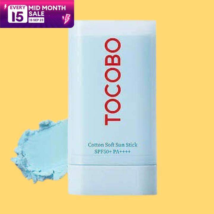 TOCOBO Cotton Soft Sun Stick SPF50+ PA++++ 19G กันแดดแบบสติ๊ก เบาสบาย ...