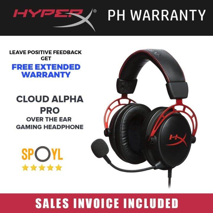 HyperX Cloud Alpha Pro Gaming Over Ear Headphone Black - Spoyl Store ...