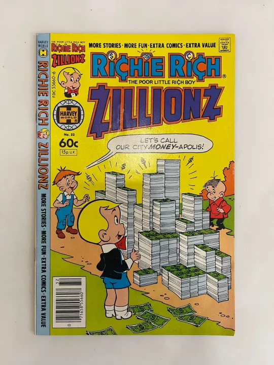 Richie Rich Zillions 32 Published Jun 1982 by Harvey. 36 pages, full ...