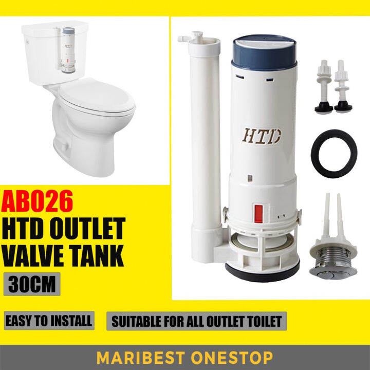 AB026 HTD Outlet Valve Toilet Flush Valve Toilet Inlet Valve Toilet Valve Water Drain Flush ...