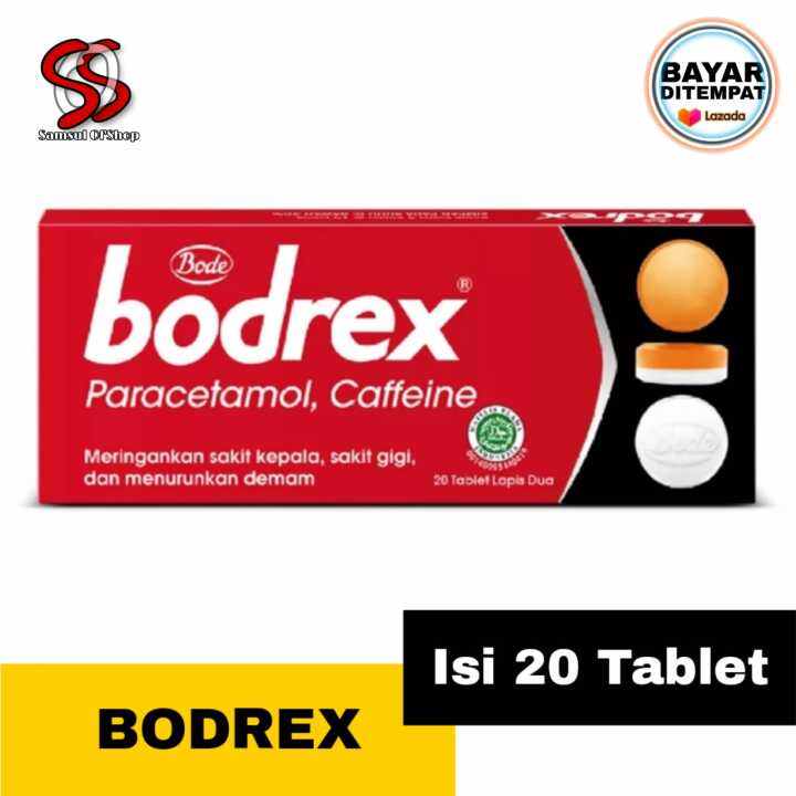 Bodrex Sakit Kepala Paracetamol Isi 20 Tablet | Lazada Indonesia