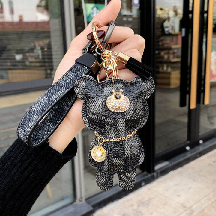 【Ready Stock】LV Letter Trim Keychain Car Keychain Cute Animal Keychain ...