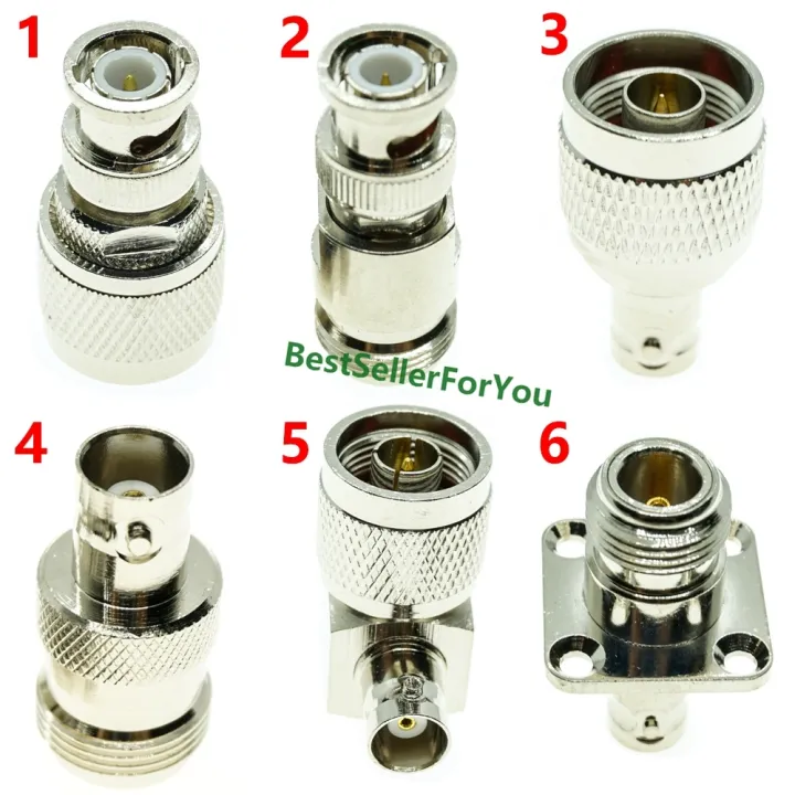 N Type Male Female To Connector BNC MALE Female Plug RF Coaxial Adapter ...