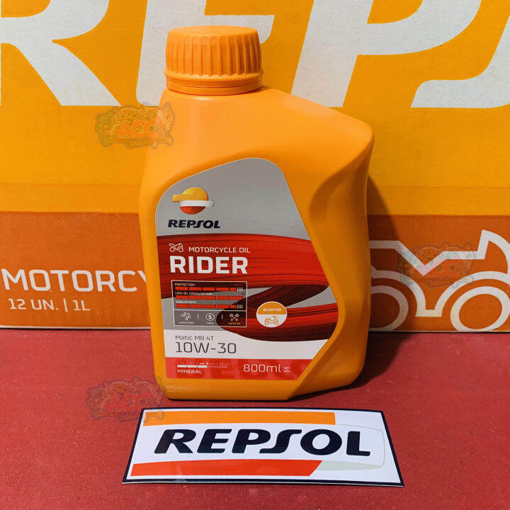 Repsol Oil Rider Matic Premium Mineral 800ml & Matic Sintetico MB 1 ...
