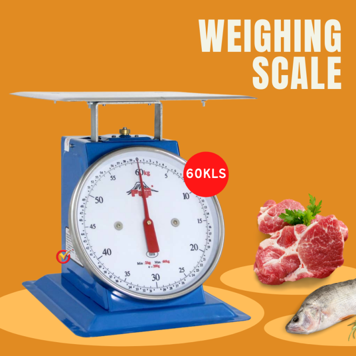 Fuji 60kg Weighing Scale Flat Pan Heavy duty | Lazada PH