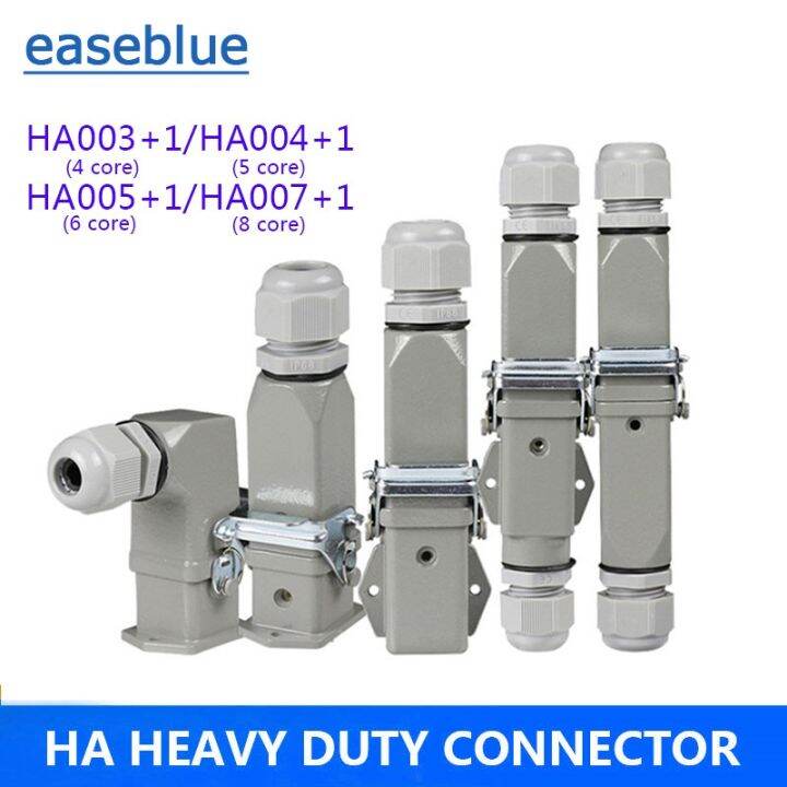 Heavy Load Connector HDC HA 4 5 6 8 Pin Heavy Duty Connector 10A ...