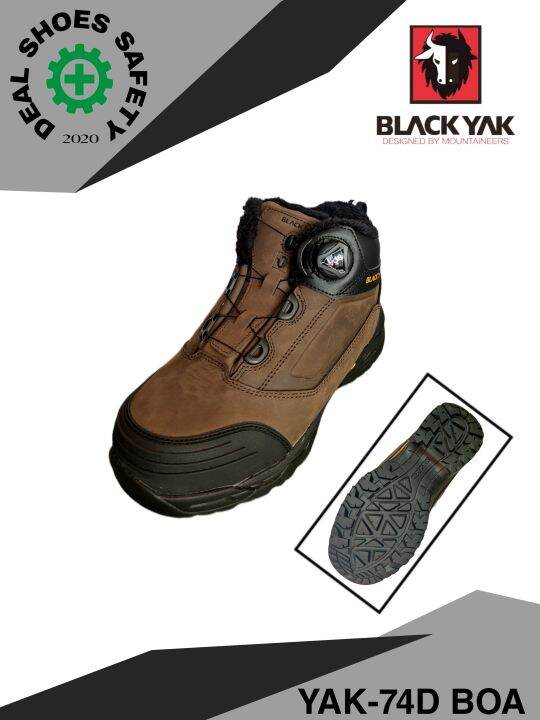 Sepatu Safety Black Yak 74D BOA - Sepatu Sport Black Yak 74D BOA ...
