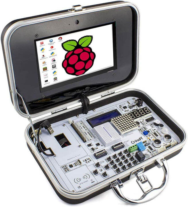 ELECROW CrowPi Raspberry Pi 4 3b 3b+ Sensor Kit for Learning Programming (Basic Kit, RPI Not ...