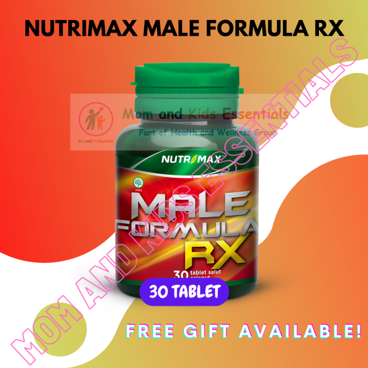 Nutrimax Male Formula Rx 30 Kapsul Pria Kesehatan Lazada Indonesia