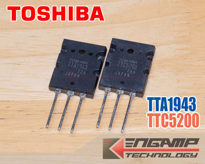 (1คู่) [TR] TTA1943 TTC5200 TOSHIBA PNP NPN 15A 230V | Lazada.co.th